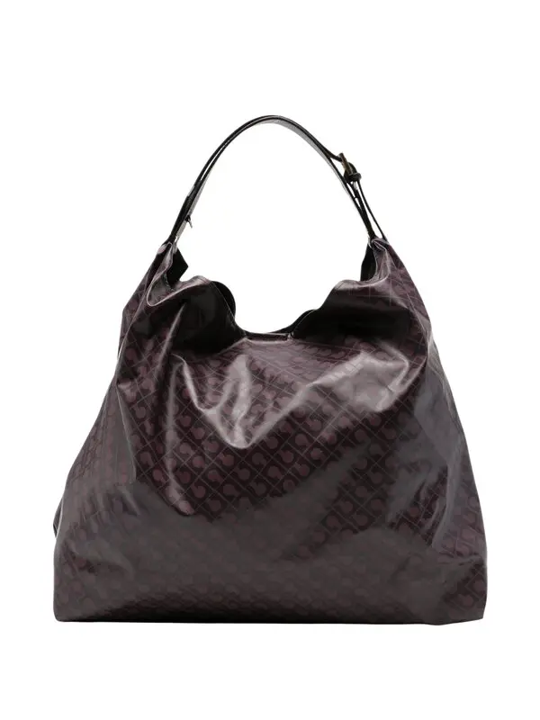 GHERARDINI Monogram Print Shoulder Bag - Red