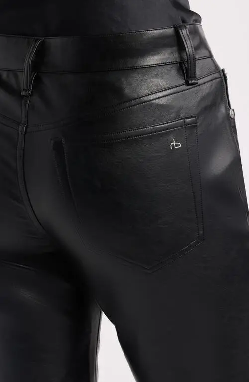 Rag & Bone Kinsley Low Rise Faux Leather Pants
