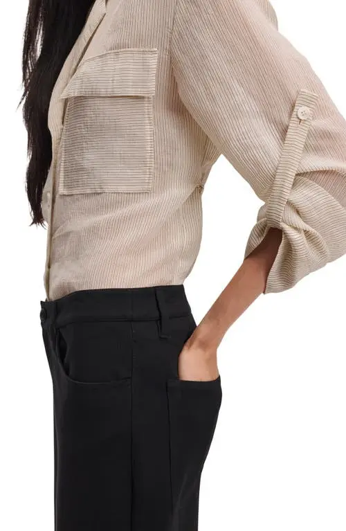 Rag & Bone Cam High Waist Ponte Straight Leg Pants