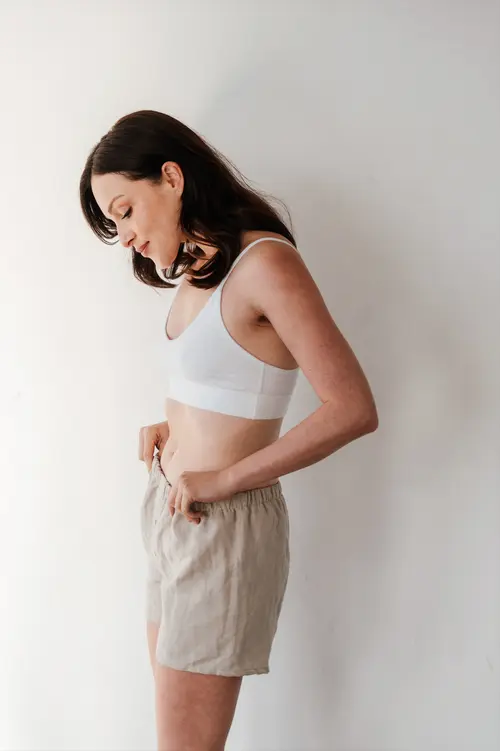 HEAVENLY ESSENTIALS 100% Organic Linen Boxer Shorts