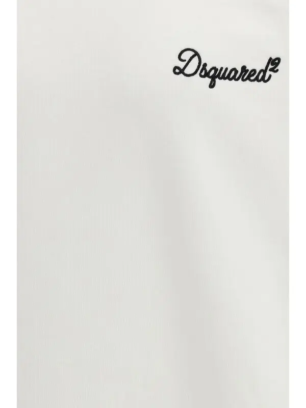 Dsquared2 Logo Cotton Sweatshirt - White