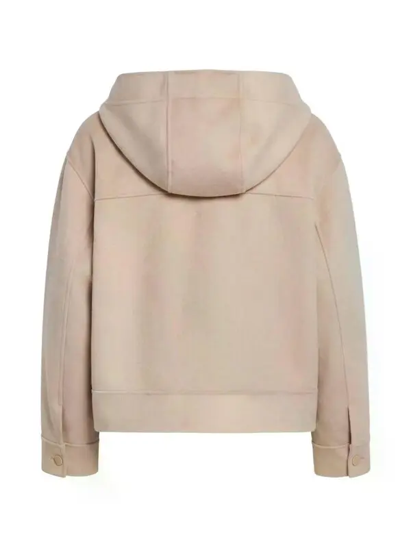 Max Mara Hooded Press-stud Jacket