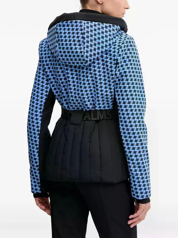 SPORTALM Patterned Belted Ski Jacket