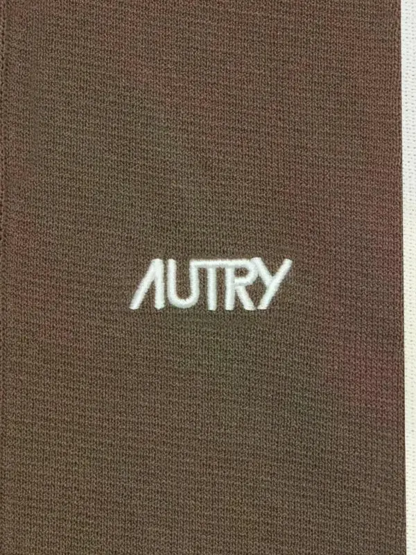 AUTRY Side-stripe Logo-embroidered Trousers