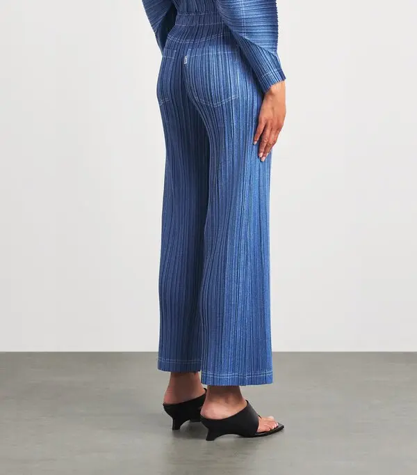 Issey Miyake Cotton Denim Trousers