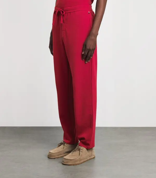 BOSS Waffle-knit Logo Sweatpants