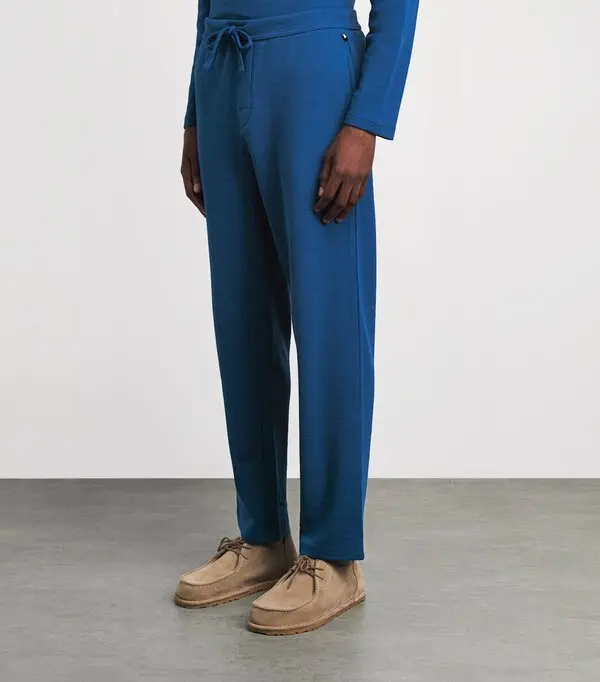 BOSS Waffle-knit Logo Sweatpants