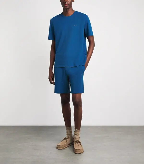 BOSS Waffle-knit Logo Shorts
