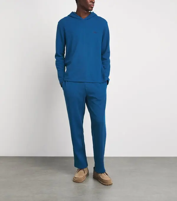 BOSS Waffle-knit Logo Hoodie