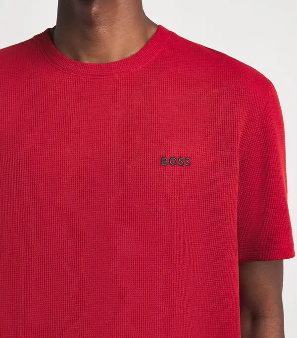 BOSS Waffle-knit Logo T-shirt