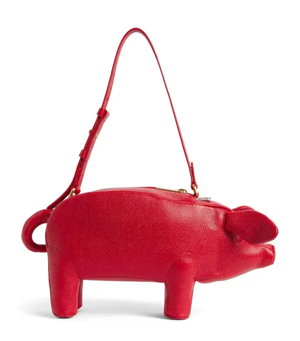 Thom Browne Leather Baby Pig Top-handle Bag
