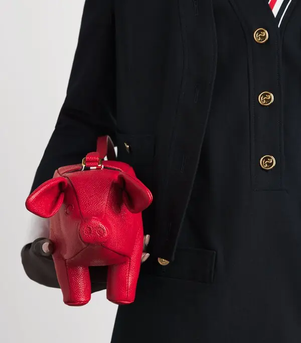 Thom Browne Leather Baby Pig Top-handle Bag