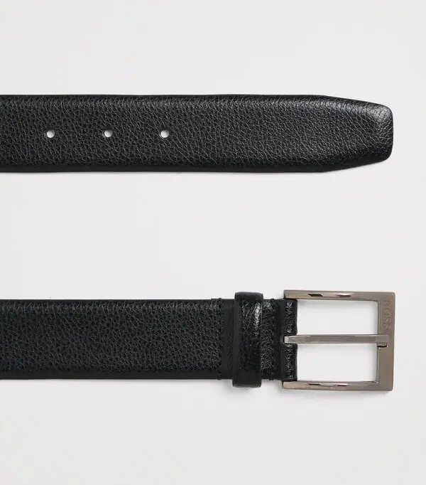 BOSS Leather Buckle Belt