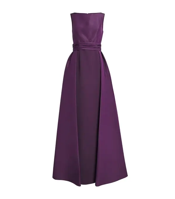 Carolina Herrera Silk Column Gown