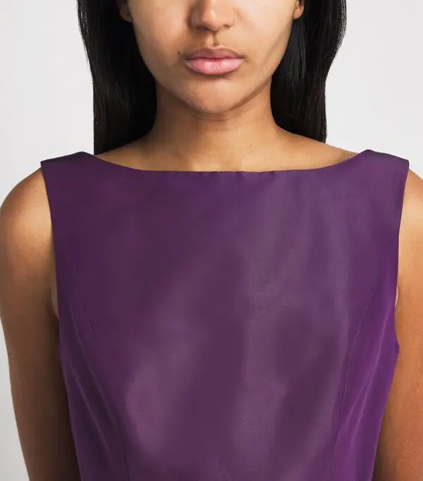 Carolina Herrera Silk Column Gown