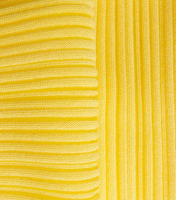 Issey Miyake Paper Bounce Knit T-shirt - Yellow