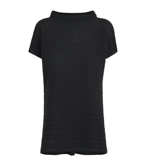 Issey Miyake Paper Bounce Knit T-shirt - Black