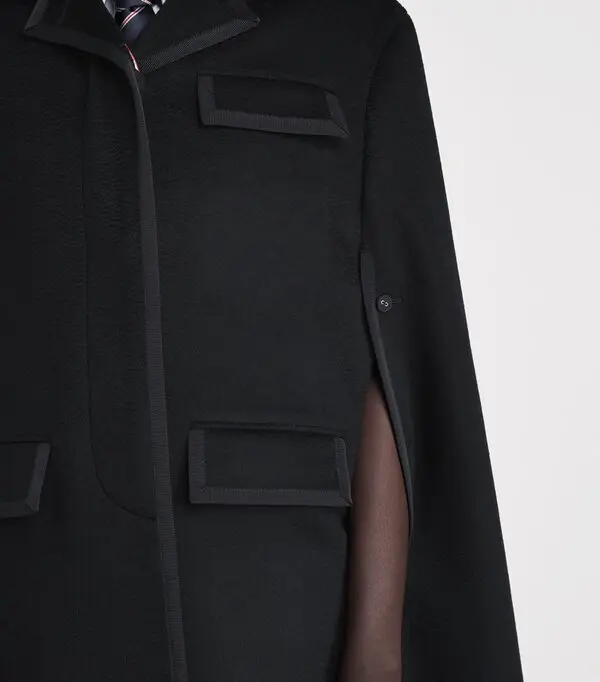 Thom Browne Cashmere Browne 65 Chesterfield Cape