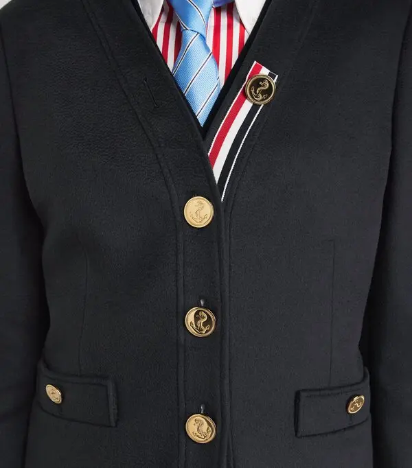 Thom Browne Cashmere Zibeline Cardigan Coat