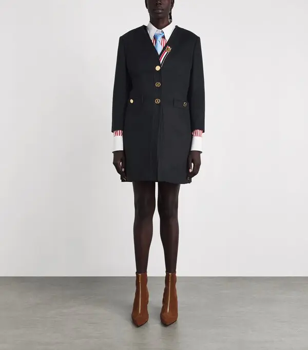 Thom Browne Cashmere Zibeline Cardigan Coat