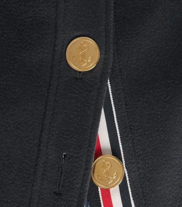 Thom Browne Cashmere Zibeline Cardigan Coat