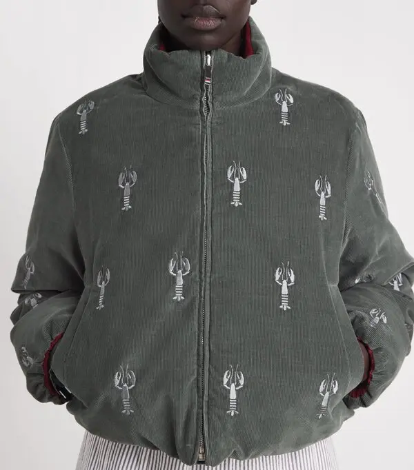 Thom Browne Corduroy Reversible Down Jacket