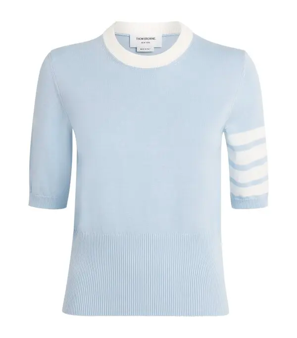 Thom Browne Cotton Hector Intarsia T-shirt