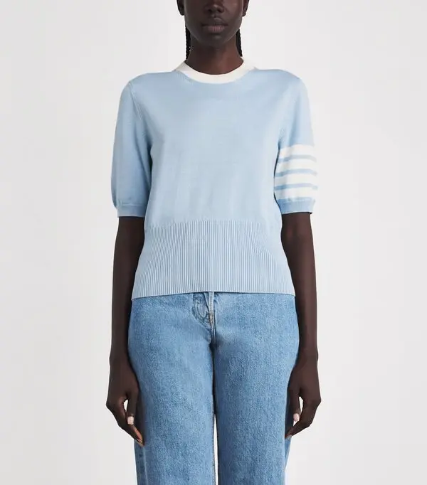 Thom Browne Cotton Hector Intarsia T-shirt
