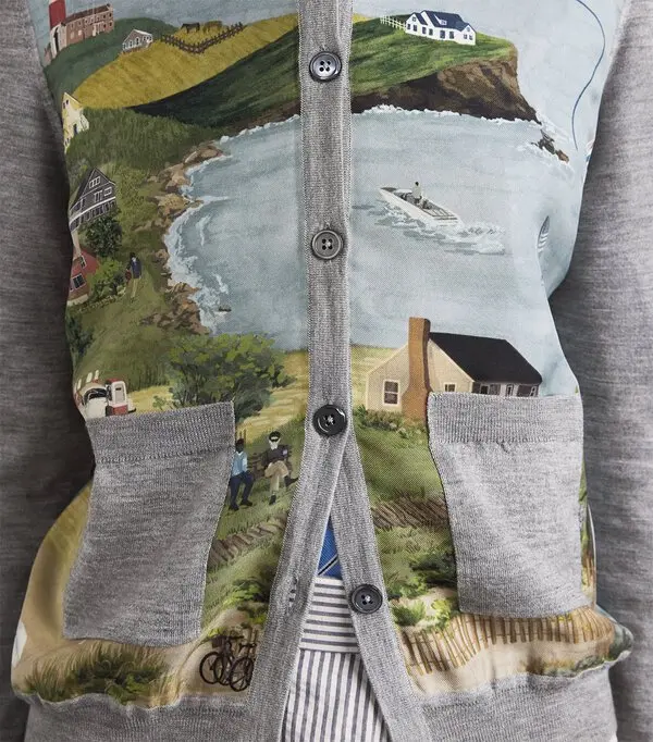Thom Browne Cashmere-silk-blend Nantucket Cardigan