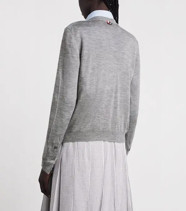 Thom Browne Cashmere-silk-blend Nantucket Cardigan