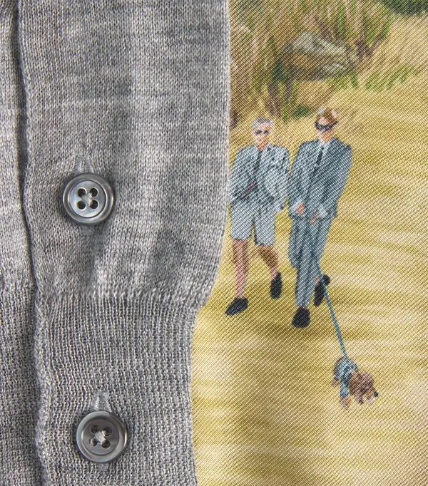 Thom Browne Cashmere-silk-blend Nantucket Cardigan