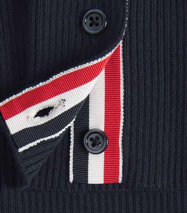 Thom Browne Cotton Sailboat Cardigan