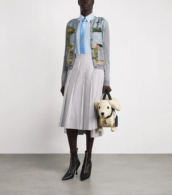 Thom Browne Linen 4-bar Shirt