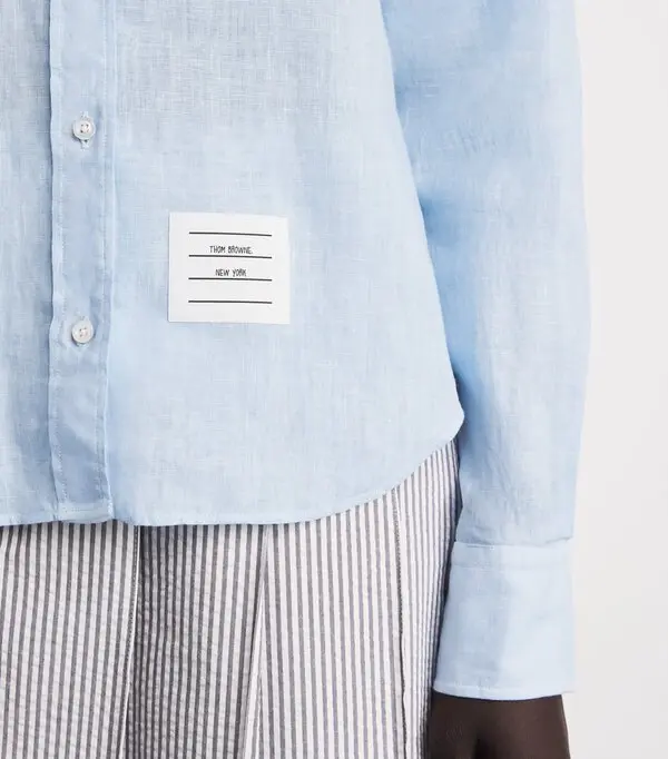 Thom Browne Linen 4-bar Shirt