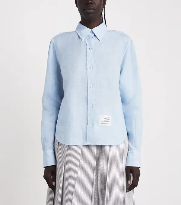 Thom Browne Linen 4-bar Shirt