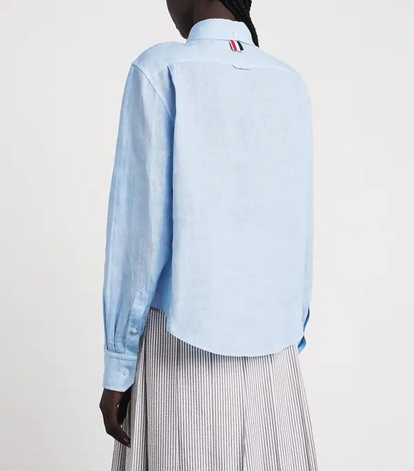 Thom Browne Linen 4-bar Shirt
