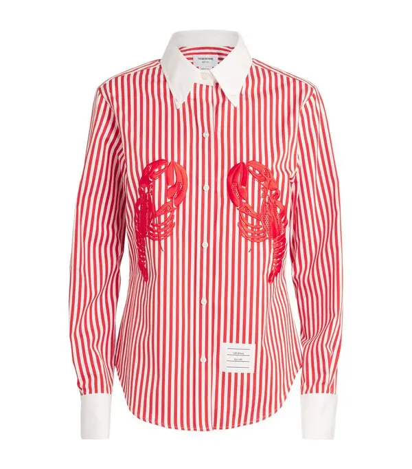 Thom Browne Stripe Lobster Shirt