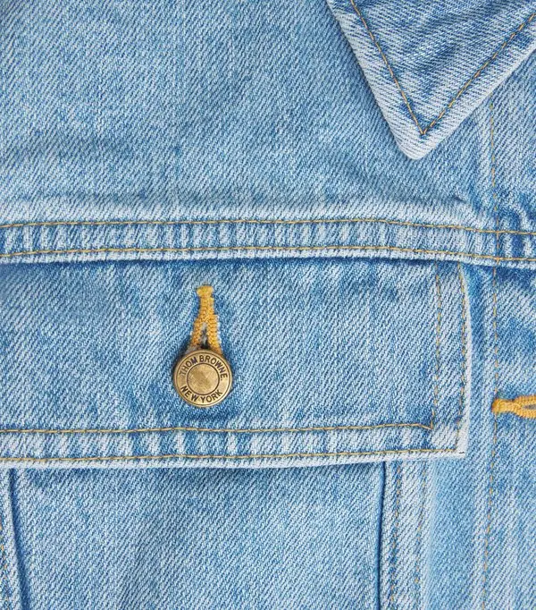 Thom Browne Shrunken Selvedge Denim Jacket