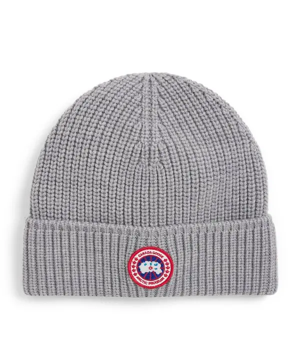 Canada Goose Merino Ribbed Beanie
