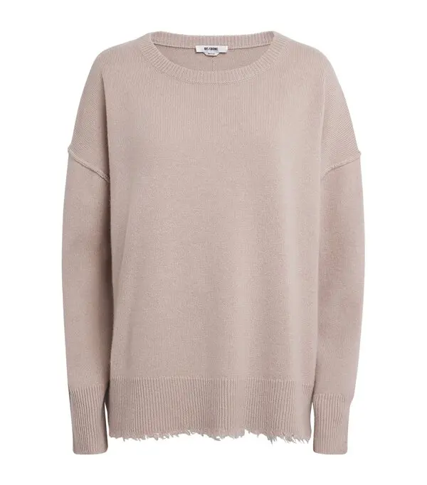 RE-DONE Cashmere Crew-neck Margot Sweater