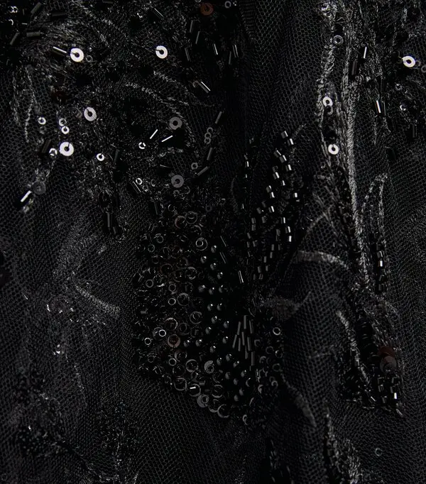 Zuhair Murad Embellished Whispering Bloom Kaftan Gown