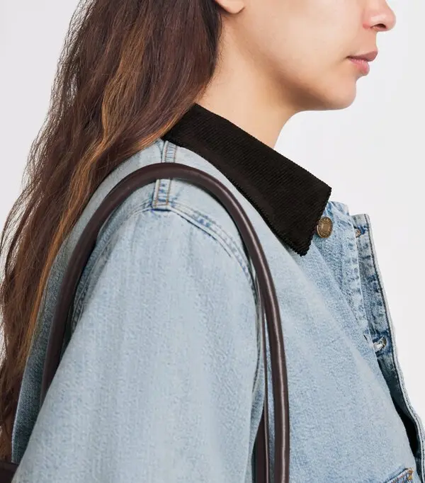 RE-DONE Corduroy-collar Canyon Denim Jacket