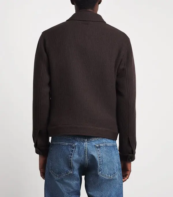 MAURIZIO BALDASSARI Cashmere Ribbed Overshirt