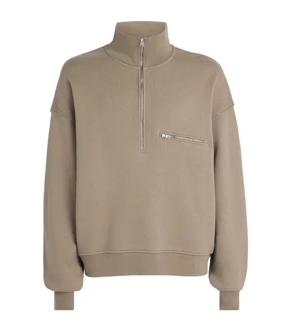AGOLDE Cotton Pavillion Half-zip Sweatshirt