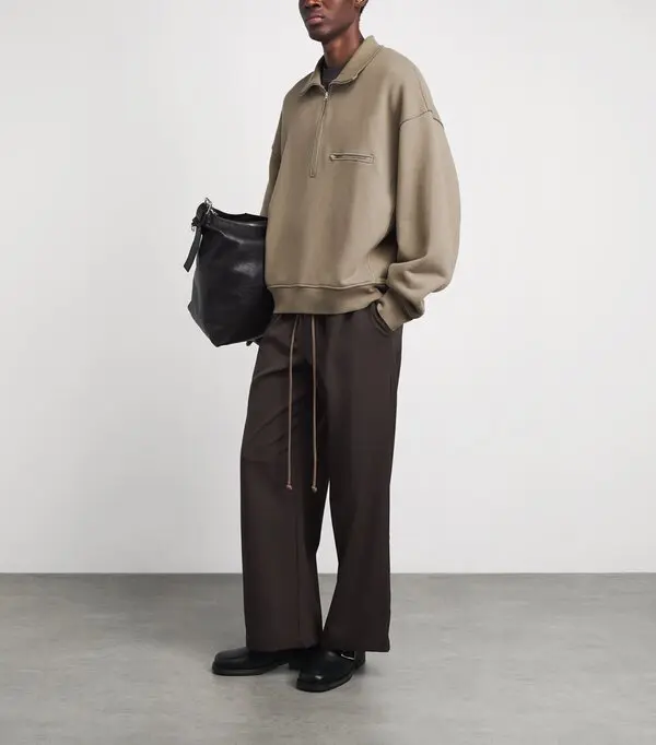 AGOLDE Cotton Pavillion Half-zip Sweatshirt