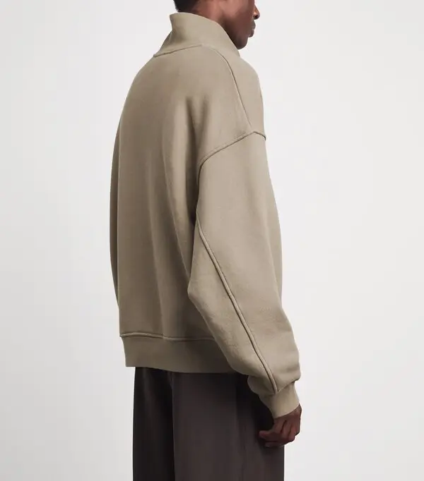 AGOLDE Cotton Pavillion Half-zip Sweatshirt