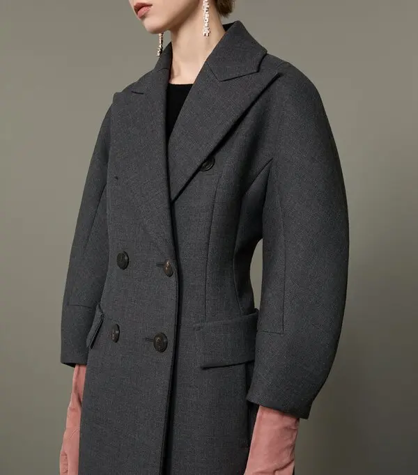 Max Mara Virgin Wool Double-breasted Coat
