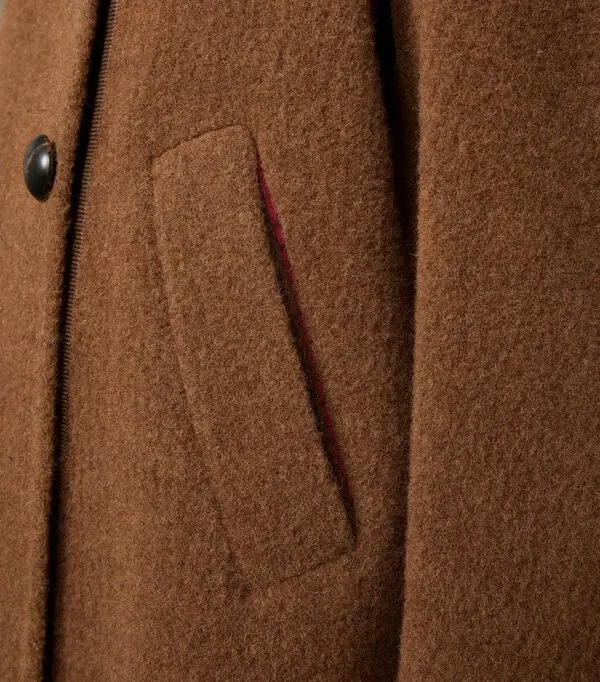 Max Mara Baby Llama-blend Cocoon Coat