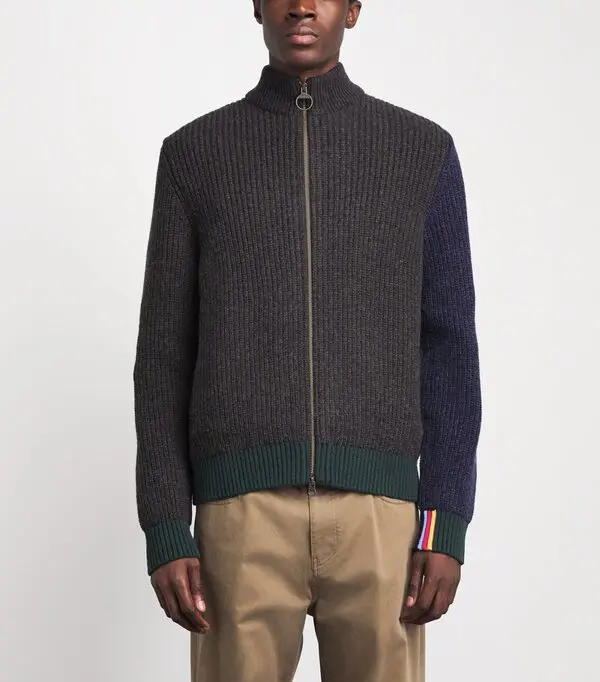 Barbour X Paul Smith Wool Gamefair Cardigan