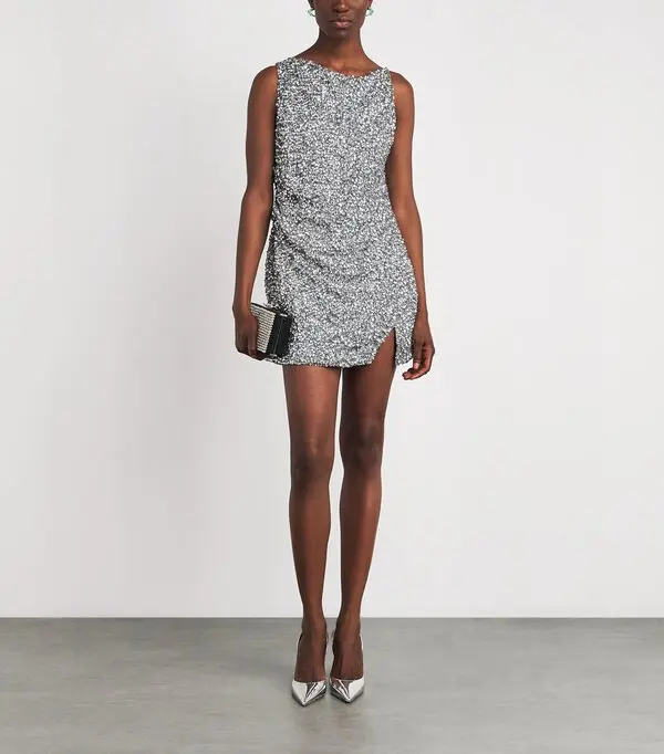 Rachel Gilbert Embellished Zayn Mini Dress